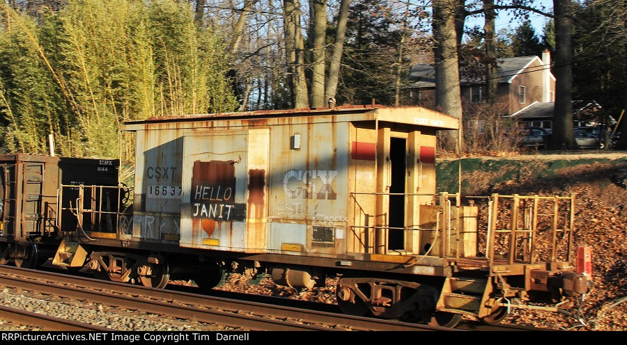 CSX 16637 brings up the rear on Q410